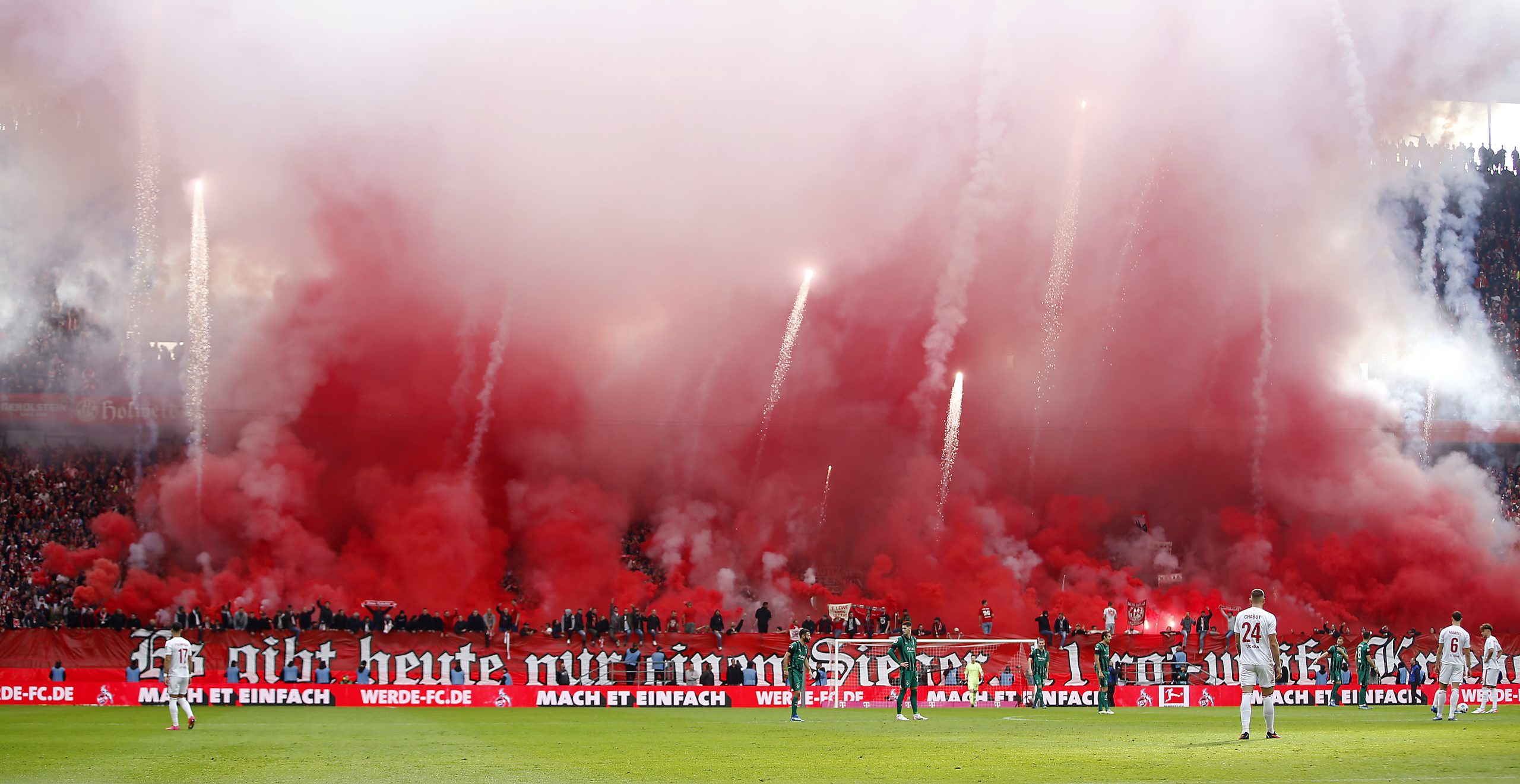 FC Köln fined record amount for use of pyrotechnics - Get German ...