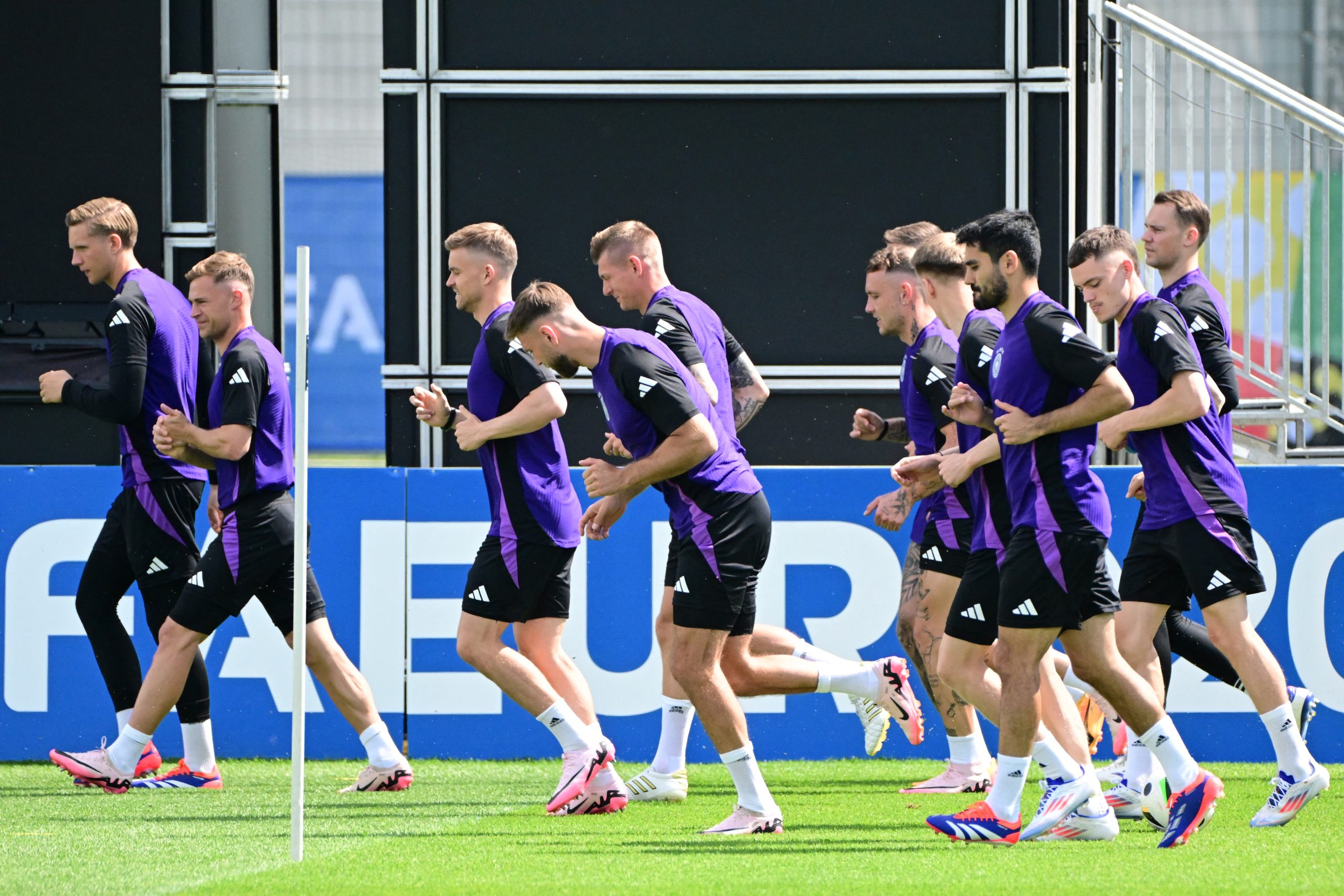 Atmosphere building as Germany look to secure place in Euro 2024 ...